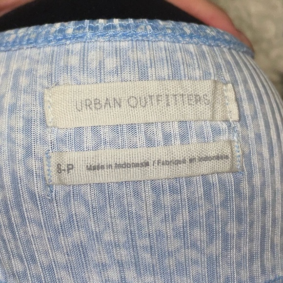 Urban Outfitters | Tops | Urban Outfitters Light Blue Floral Tank Top ...